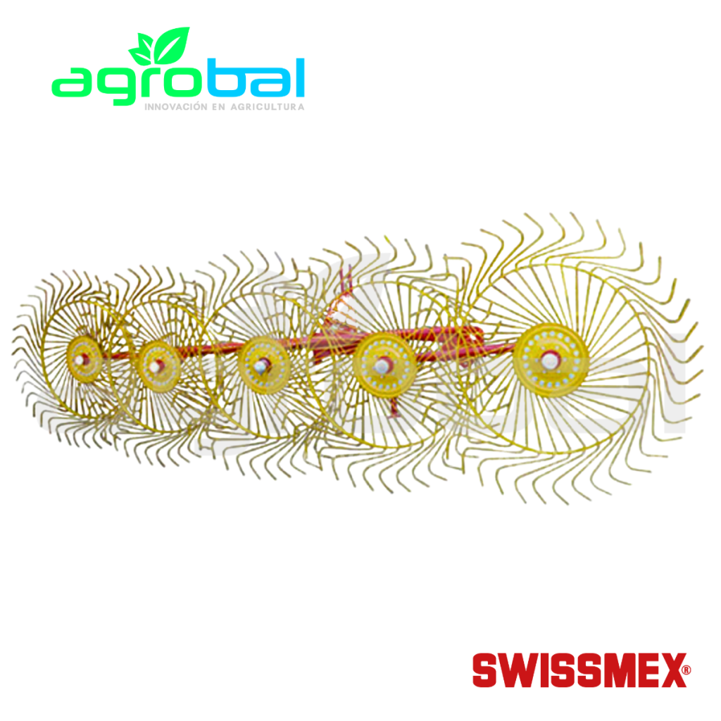 Rastrillo Agricola De 5 Aros - Swissmex - Agrobal